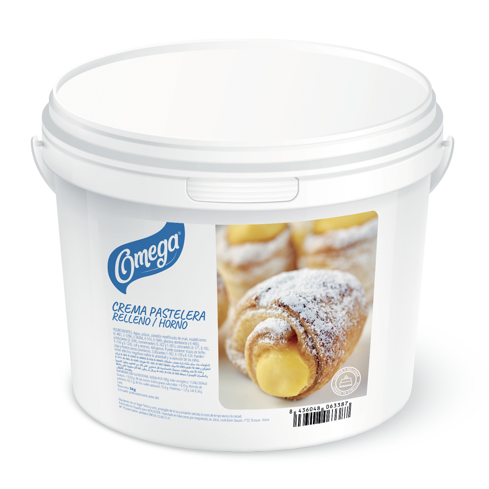Omega – Crema Pastelera 5 Kg - Tempo Foods